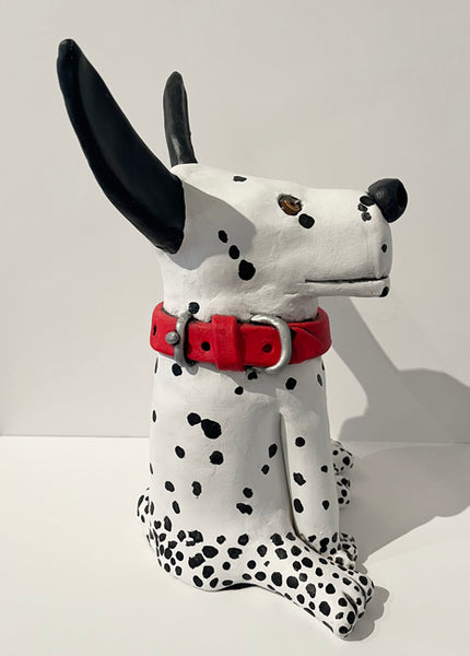 "Spot I" with red collar – Gallery Rinard