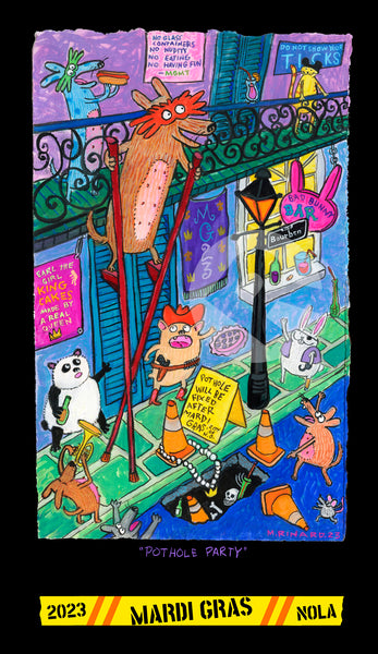 Mardi Gras 2023 - "Pothole Party" – Gallery Rinard